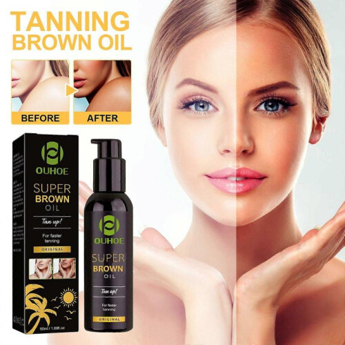 Blackening Oil, Outdoor Sunbathing To Create Natural Tan Skin ...