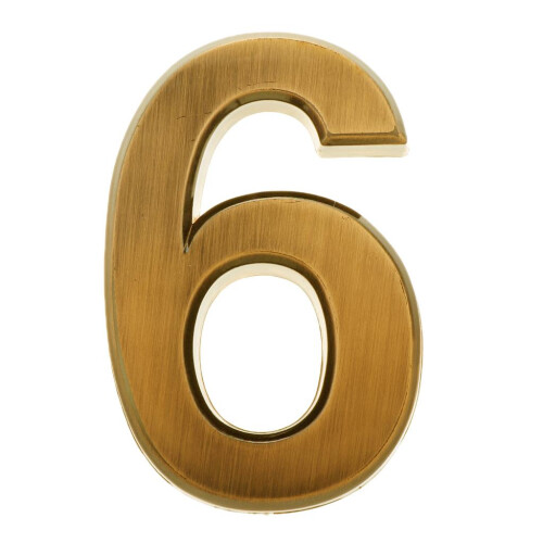 (Number 6) Outdoor House Number Sign Plate Easy llation Helper Super ...