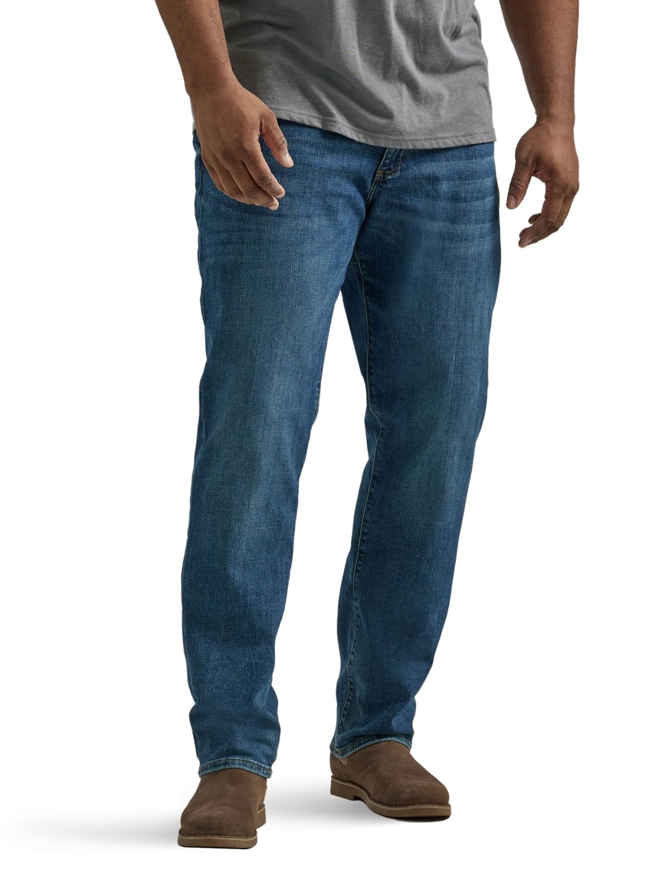 Lee Men's Big & Tall Extreme Motion Straight Taper Jean Maddox 52W x ...