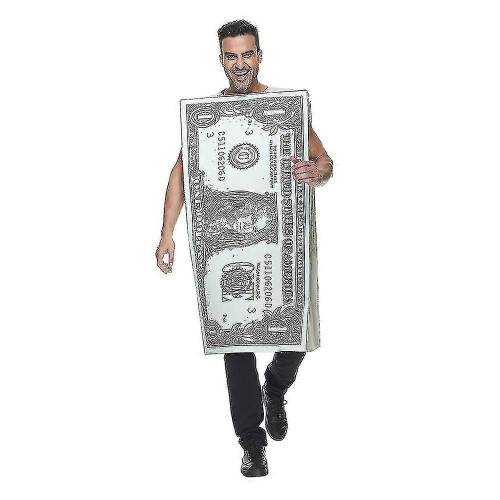 Disfraz de billete divertido para adultos, mono de billete, disfraz ...
