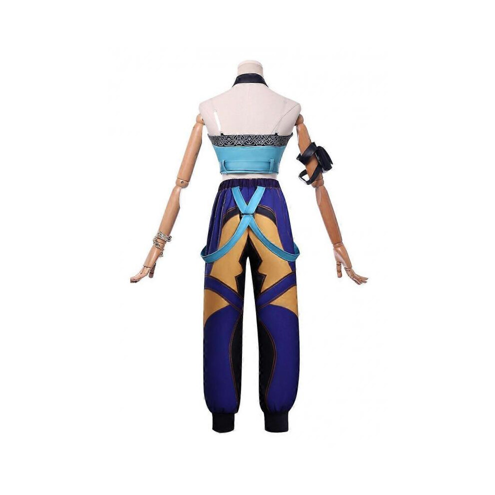 (150 Kids, Zoey With Wig) KPop Demon Hunters Zoey Cosplay Costume Set ...
