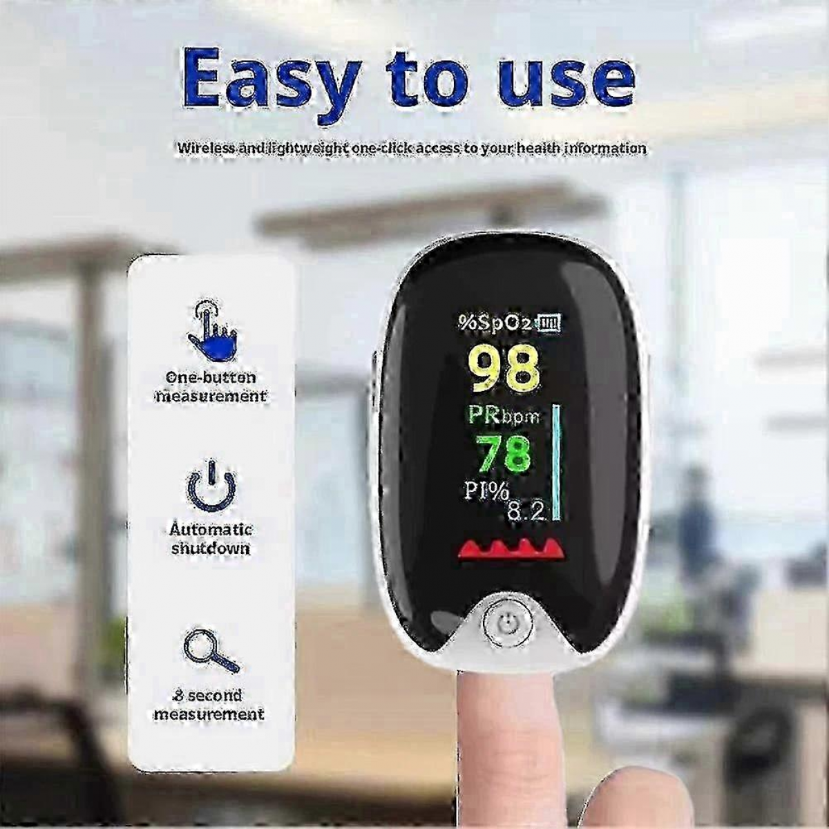Adult Fingertip Pulse Oximeter with Smart LED Display on OnBuy