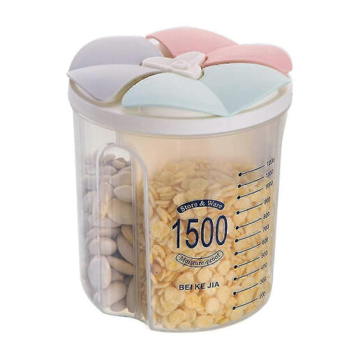 Airtight Storage Jars with Lid, Cornflake Storage Box, BPA Free Plastic ...