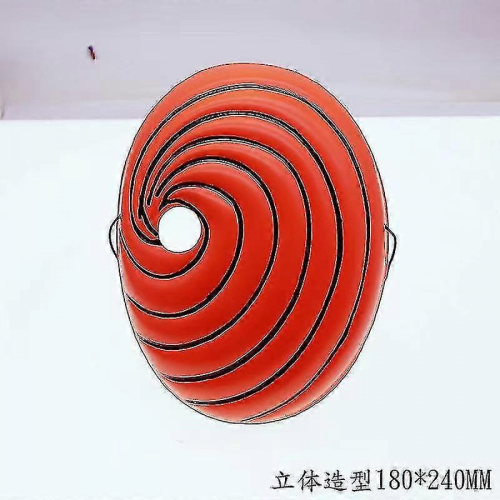 2style Anime Uchiha Mask Tobi Obito Akatsuki Ninja Madara Cosplay ...