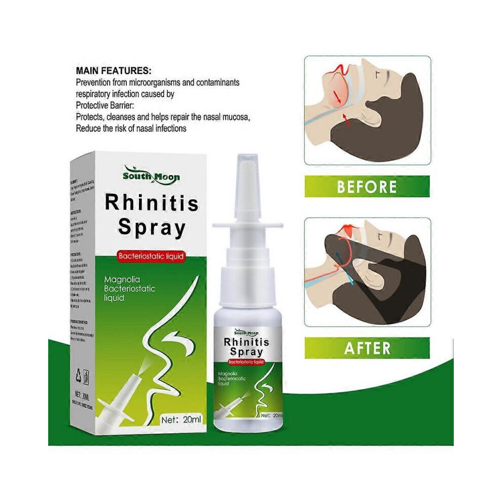 New Rhinitis Nasal Spray Natural Fast Relief Nasal Spray Sneezing ...