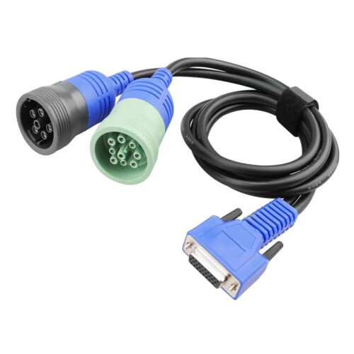 493148 Truck Diagnostic Cable 6Pin 9Pin Adapter Connector USB Link ...