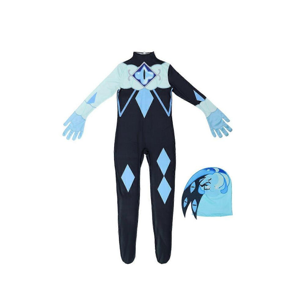 (140) Cookie Run Kingdom Shadow Milk Cookie Cosplay Costume Jumpsuit ...