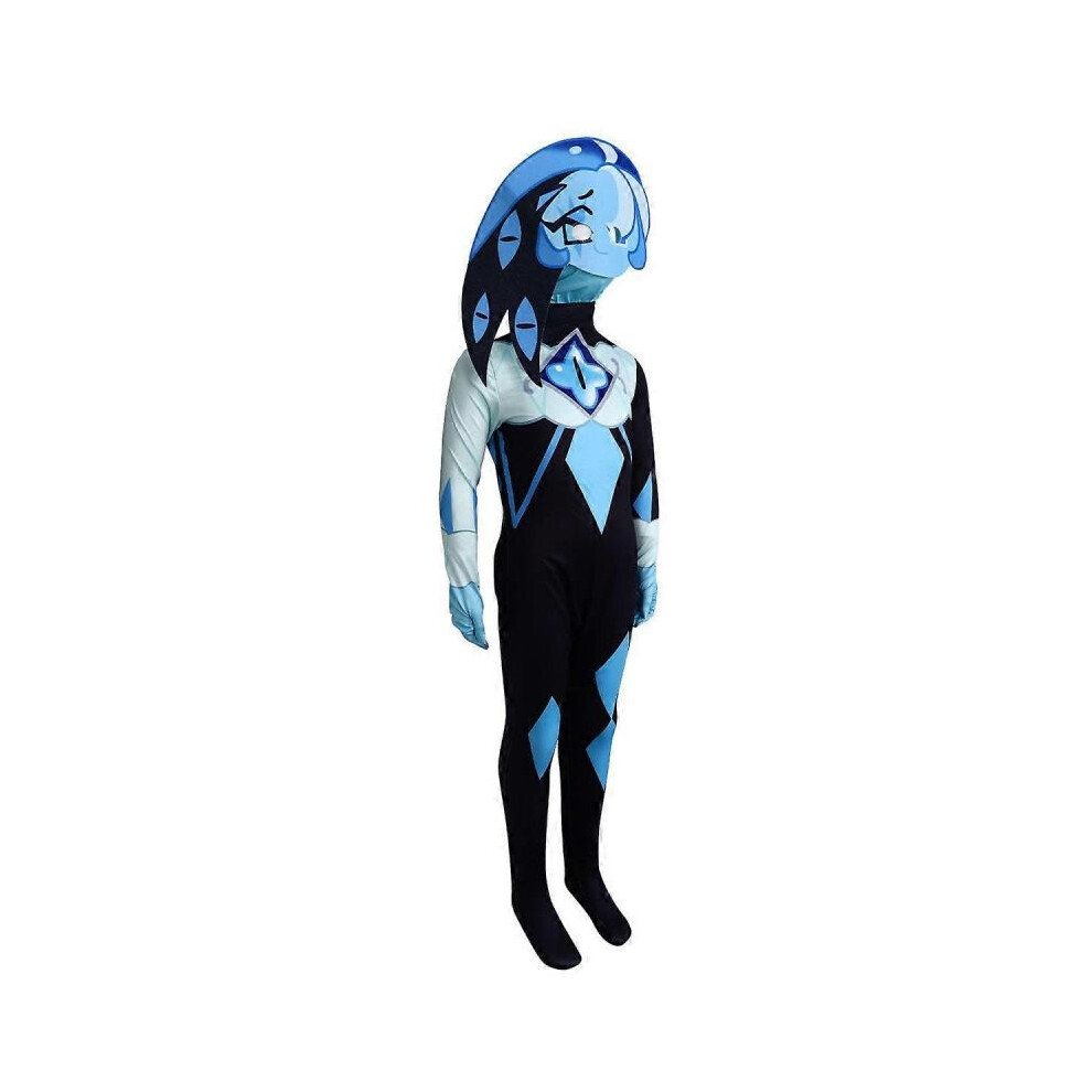 (140) Cookie Run Kingdom Shadow Milk Cookie Cosplay Costume Jumpsuit ...