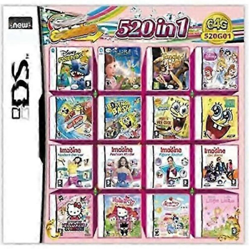 3DS NDS game cartridge: 208-in-1 combination card, NDS Multi-Game ...