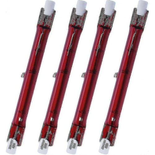Infrared Halogen Heater Bulb 500W Ruby R7 Fit Heatmaster - 4 Pack on OnBuy