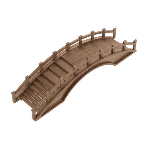 2Pcs Mini Wood Arch Bridge Model For Bonsai Landscape Decor on OnBuy