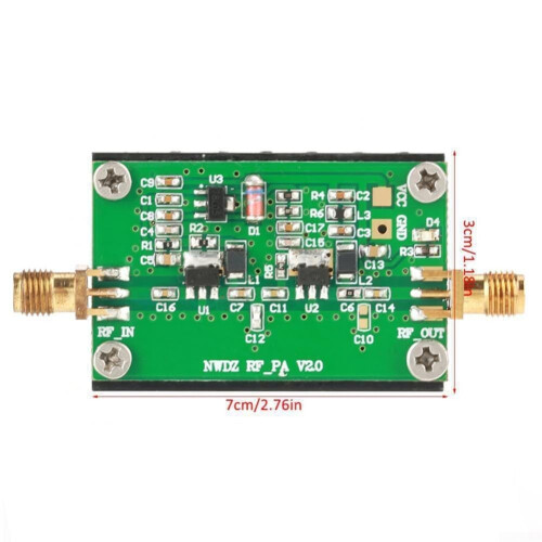RF -Amplifier,2MHZ-700MHZ 3W HF VHF UHF FM Transmitter RF Power Amp Lifier,For Ham Radio Amateur ...