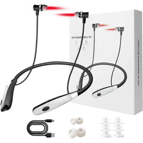 Tinnitus Infrared Ear Plugs, 2-in-1 Red Light Therapy Device for ...