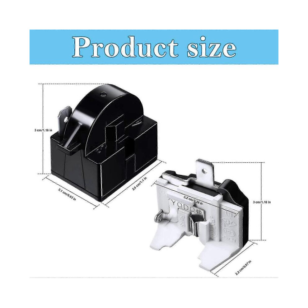 QP2-4.7 PTC Starter Relay 1 Pin Refrigerator Starter Relay and 6750C ...
