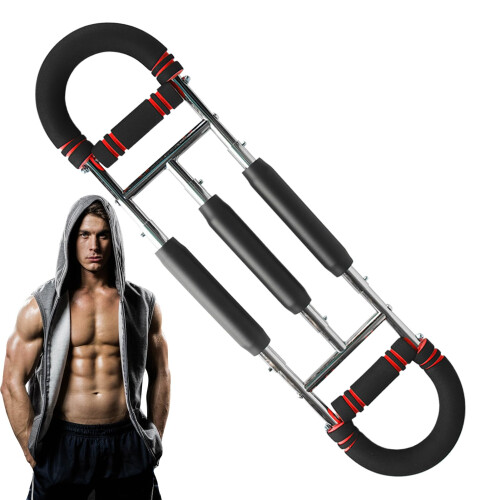 Arm Exerciser Chest Muscle Workout Tool U-Shape 20-100kg Portable Home ...