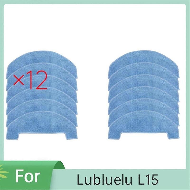 12 PCS Cleaning Rag for Lubluelu L15 Robot Vacuum Self Emptying Robot ...