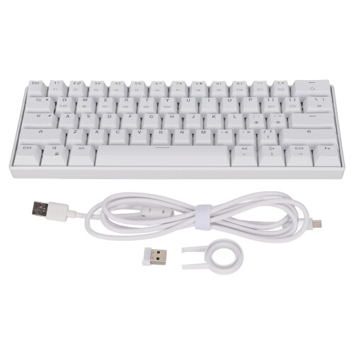 (Green Axis Body) READSON 61Keys Mechanical Keyboard 3 Modes Compact ...