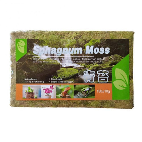 Compressed Sphagnum Moss for Potted Plant Orchid Potting Mix Peat Moss ...