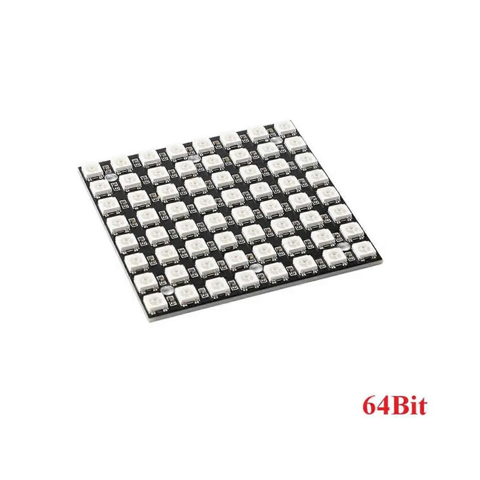 WS2812 LED 5050 RGB 8x8 LED Matrix WS2812B 8x8 64-Bit Full Color 5050 ...