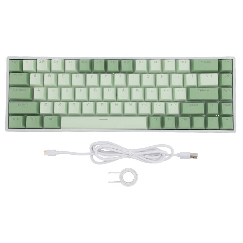68 Key Wireless Mechanical Keyboard RGB Backlight Gaming for Android on ...