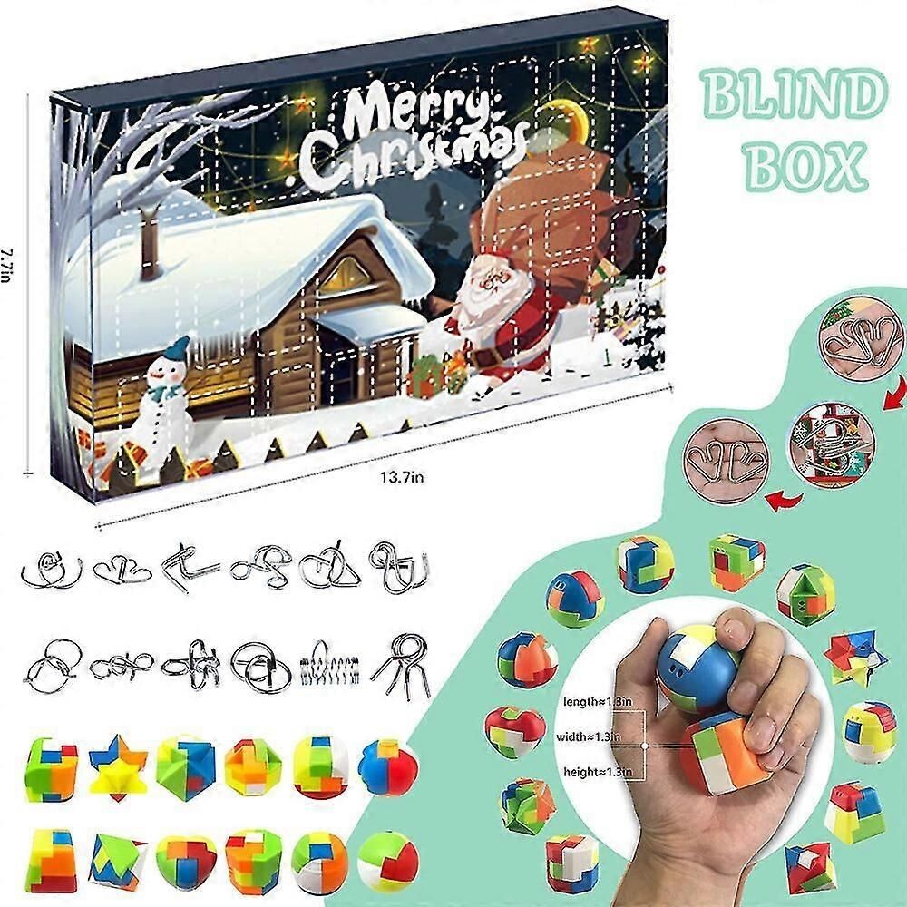 Calendrier de l'Avent de Noël : compte à rebours de 24 jours, jeu anti ...