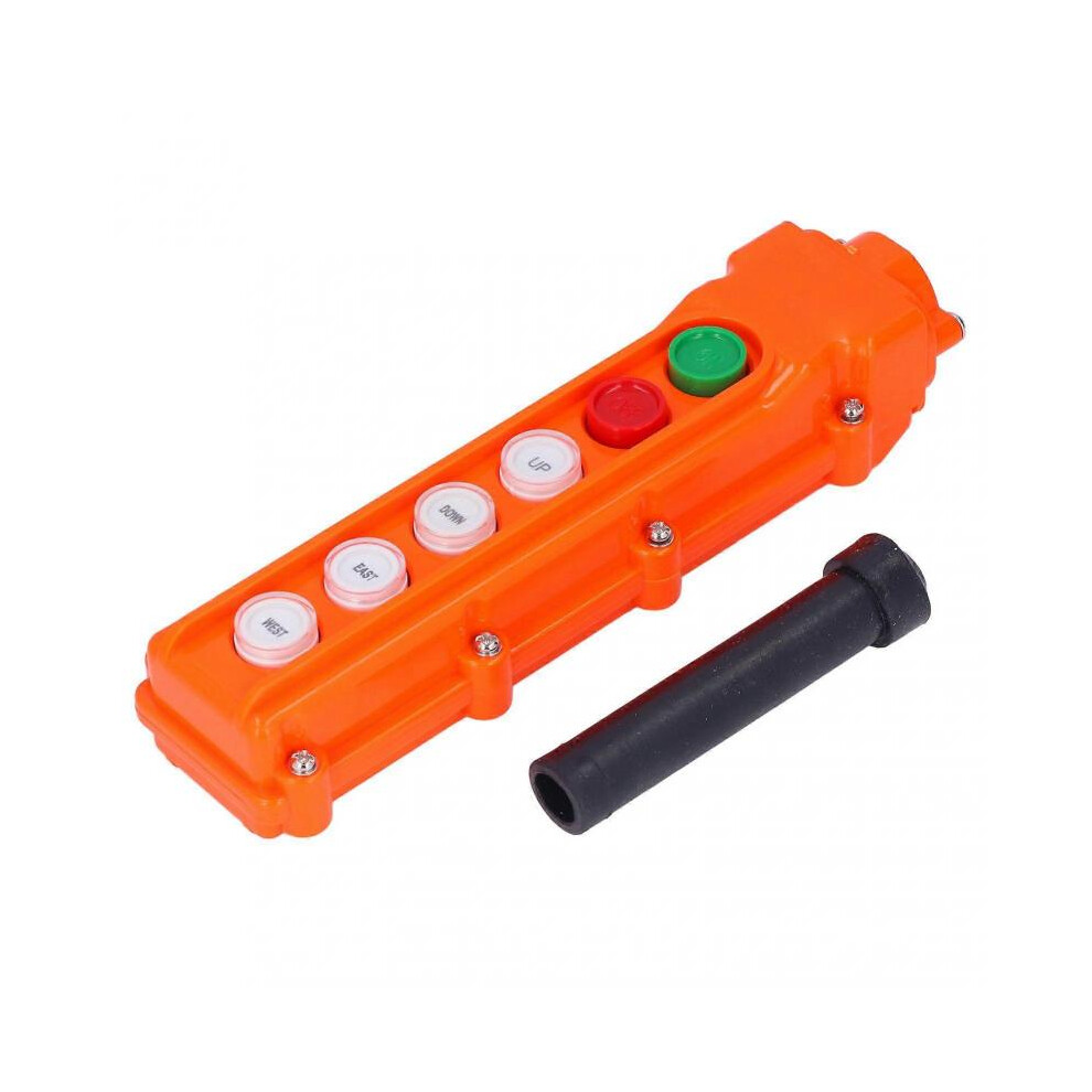 Crane Controller Hoist Remote Control Station Push Button Switch 6 Ways ...
