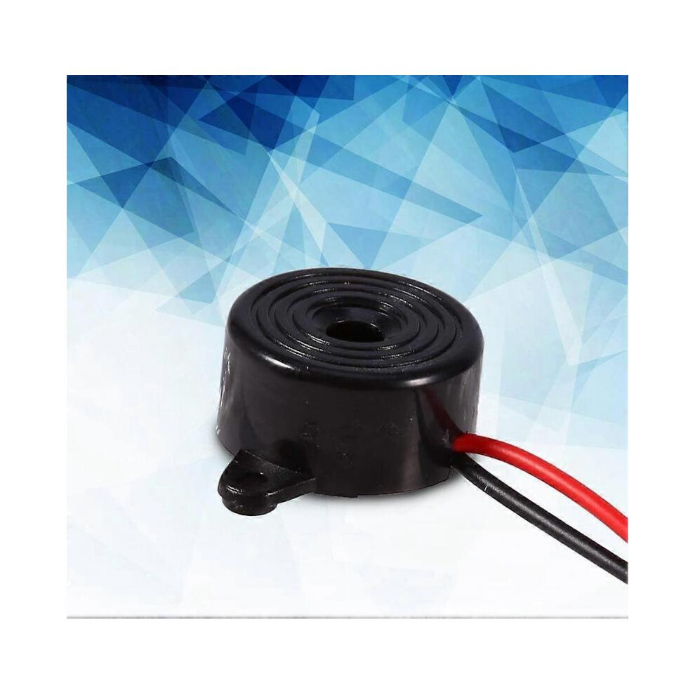 Buzzer 3-24V Piezo Electronic Alarm, Continuous Tone, Cable Length 100 ...