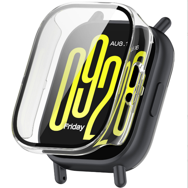 Redmi Watch 5 Active Case with Tempered Glass Screen Protector ...