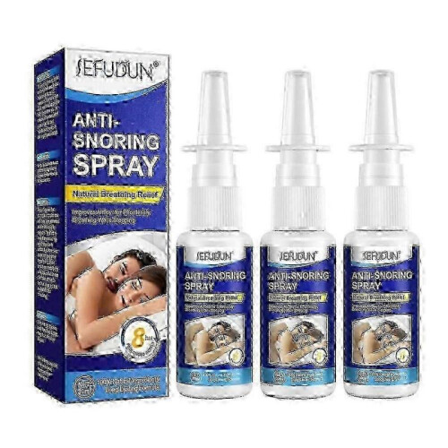 3X Anti-Snoring Nasal Spray, Natural Solution for Snore Relief, Fast ...