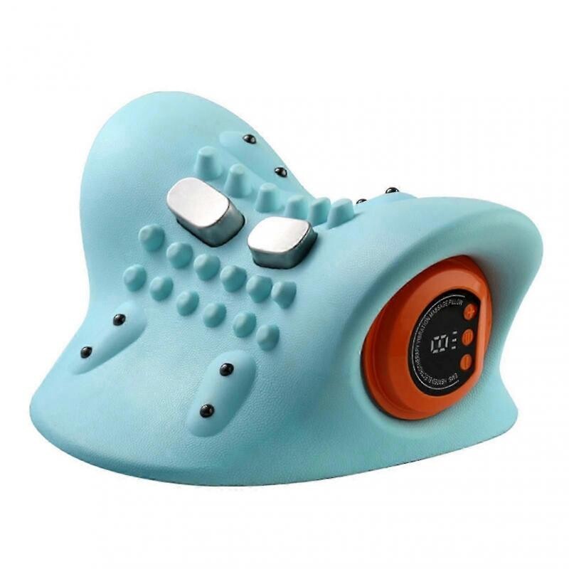 Neck Shoulder Stretcher Tractions Device Pillow Portable Pain Relief ...