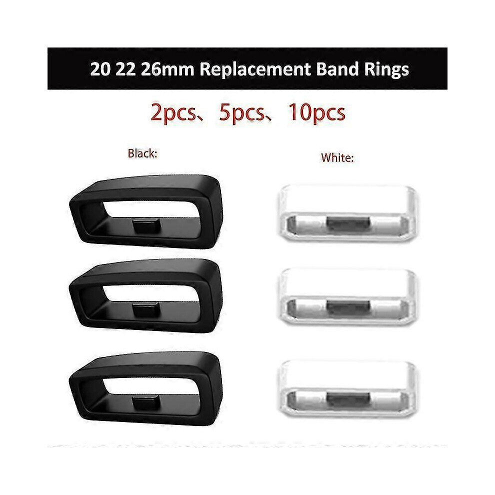 (A116) Rubber Replacement Watch Strap Band Keeper Loop Security Holder ...