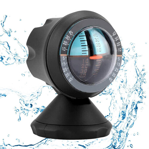 Car Angle Meter Vehicle Indicator Marine Compass Outdoor Multi-Function ...