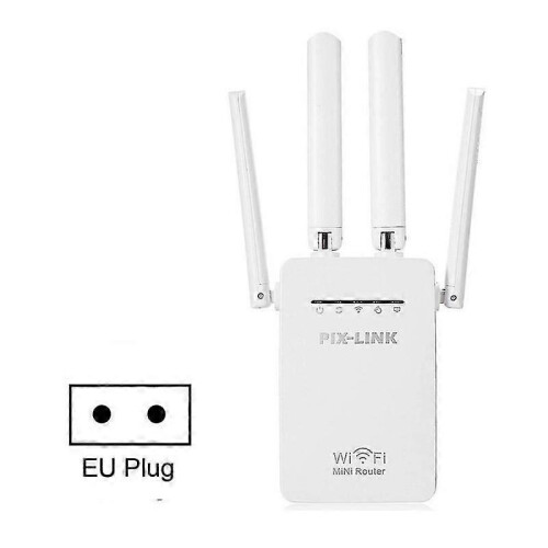 (white) Pix-link Lv-wr09 Wireless Wifi Router Wi-fi Repeater Booster ...