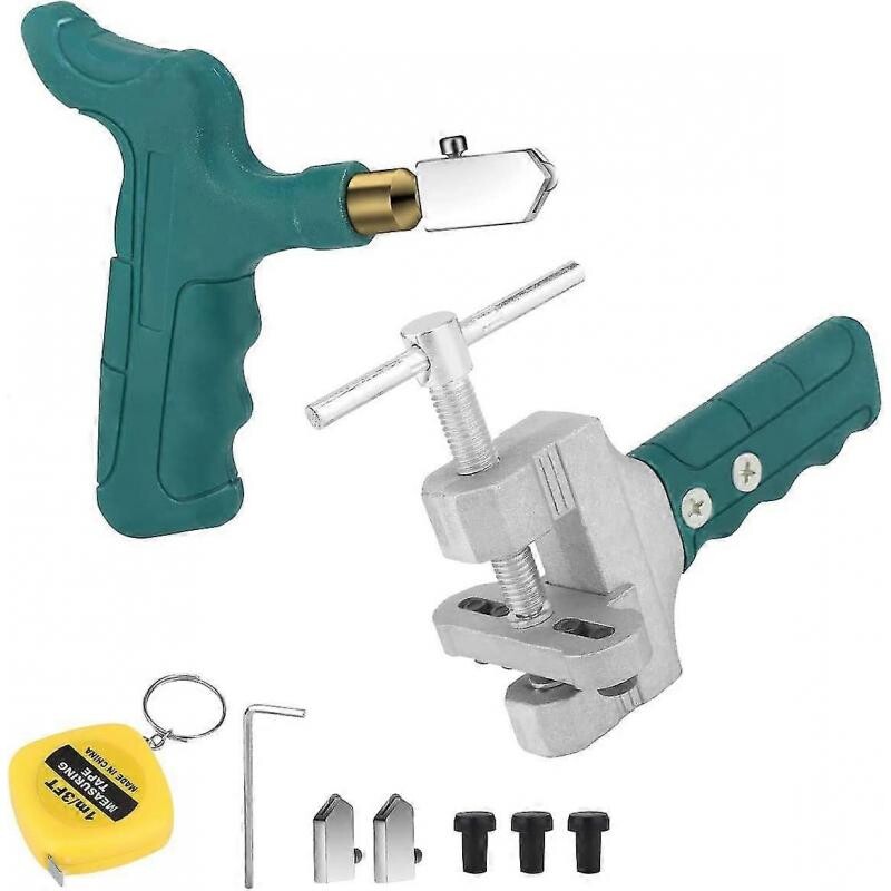 Manual Glass Cutters Tile Cutter Cutting Tools, 9-piece Diamond Glass ...