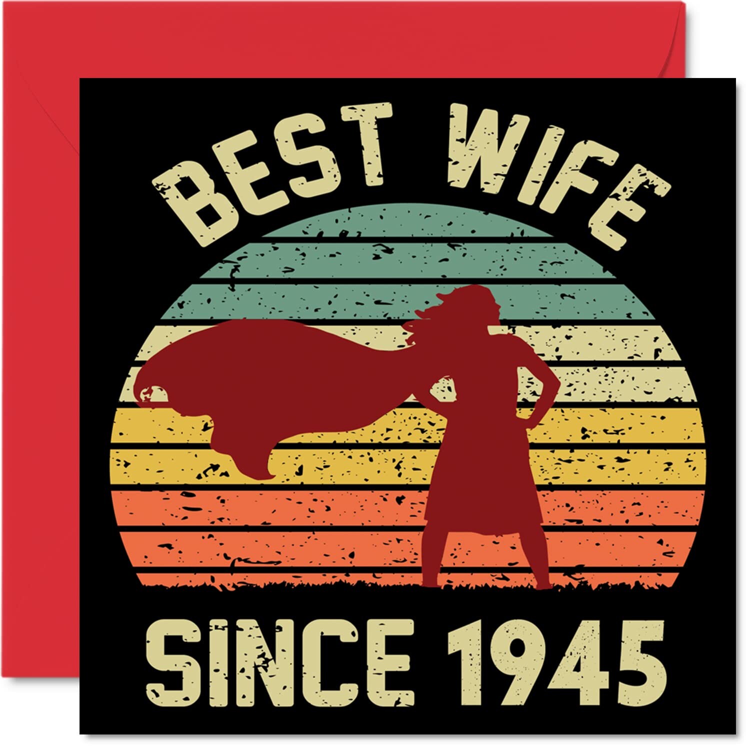 Carte de 80e anniversaire pour femme de son mari Meilleure pouse depuis ...