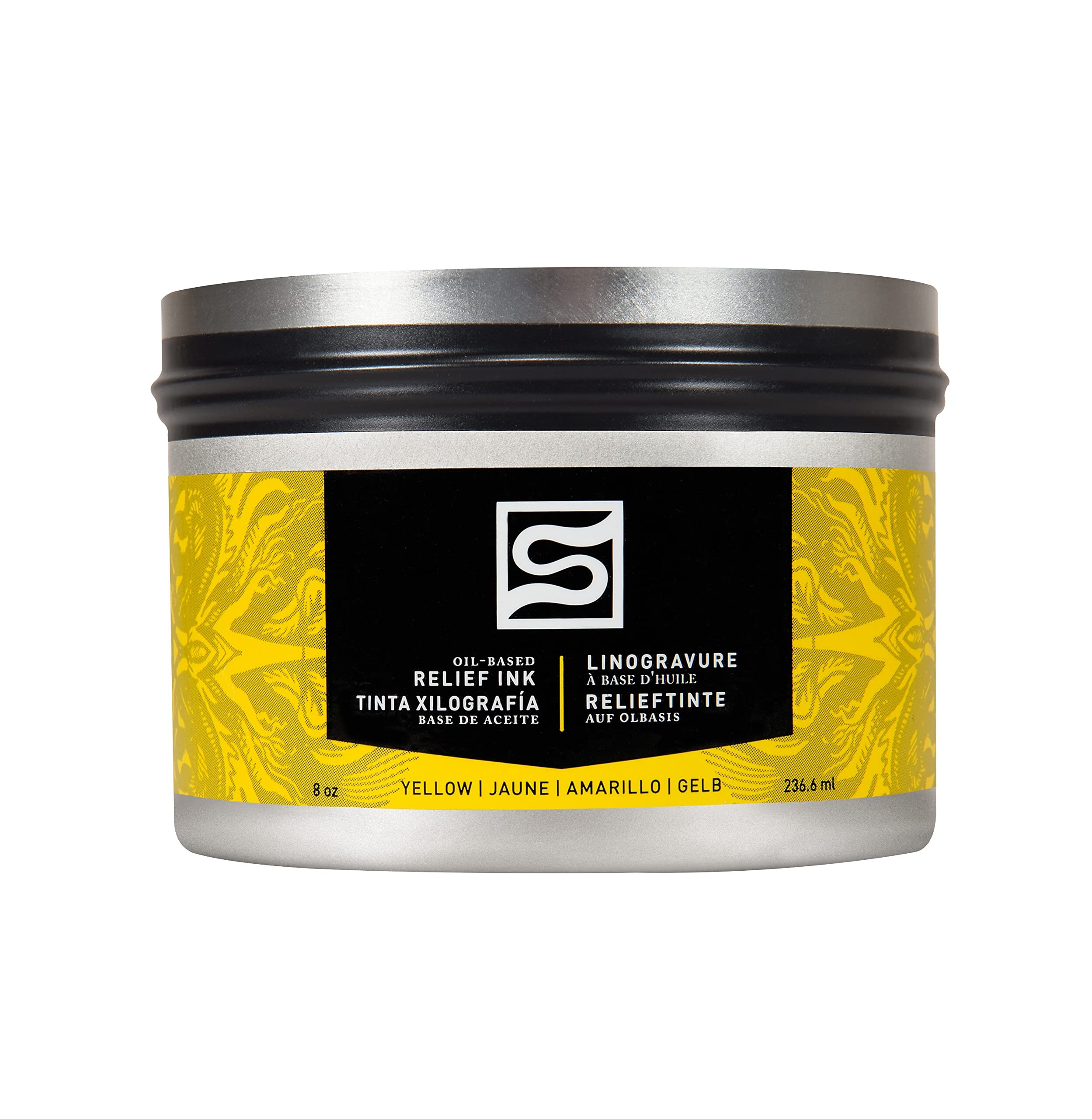 Inchiostro a rilievo a olio Speedball giallo da 8 once per stampa a ...