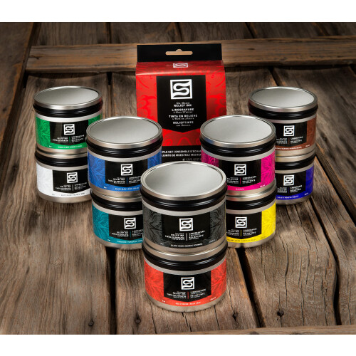 Inchiostro a rilievo a olio Speedball giallo da 8 once per stampa a ...