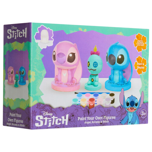 Disney Stitch Paint Your Own Plaster Figures Set for Kids Teens DIY ...