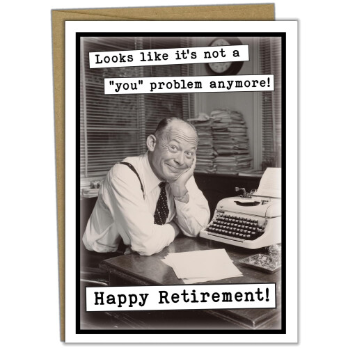 Katie Doodle - Funny Retirement Cards for Men Women Coworker (Handmade ...