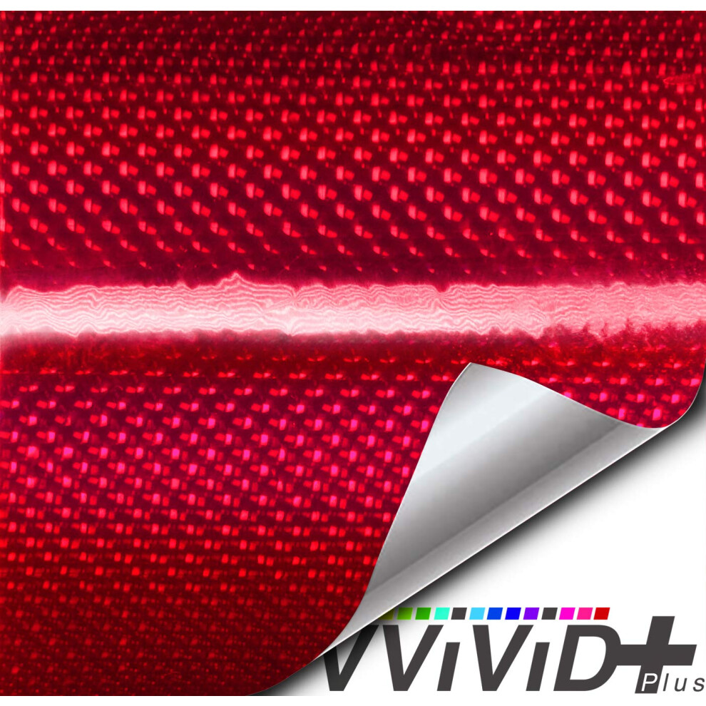 VViViD+ Film holographique en vinyle brillant pour voiture (0,9 x 1,5 m ...