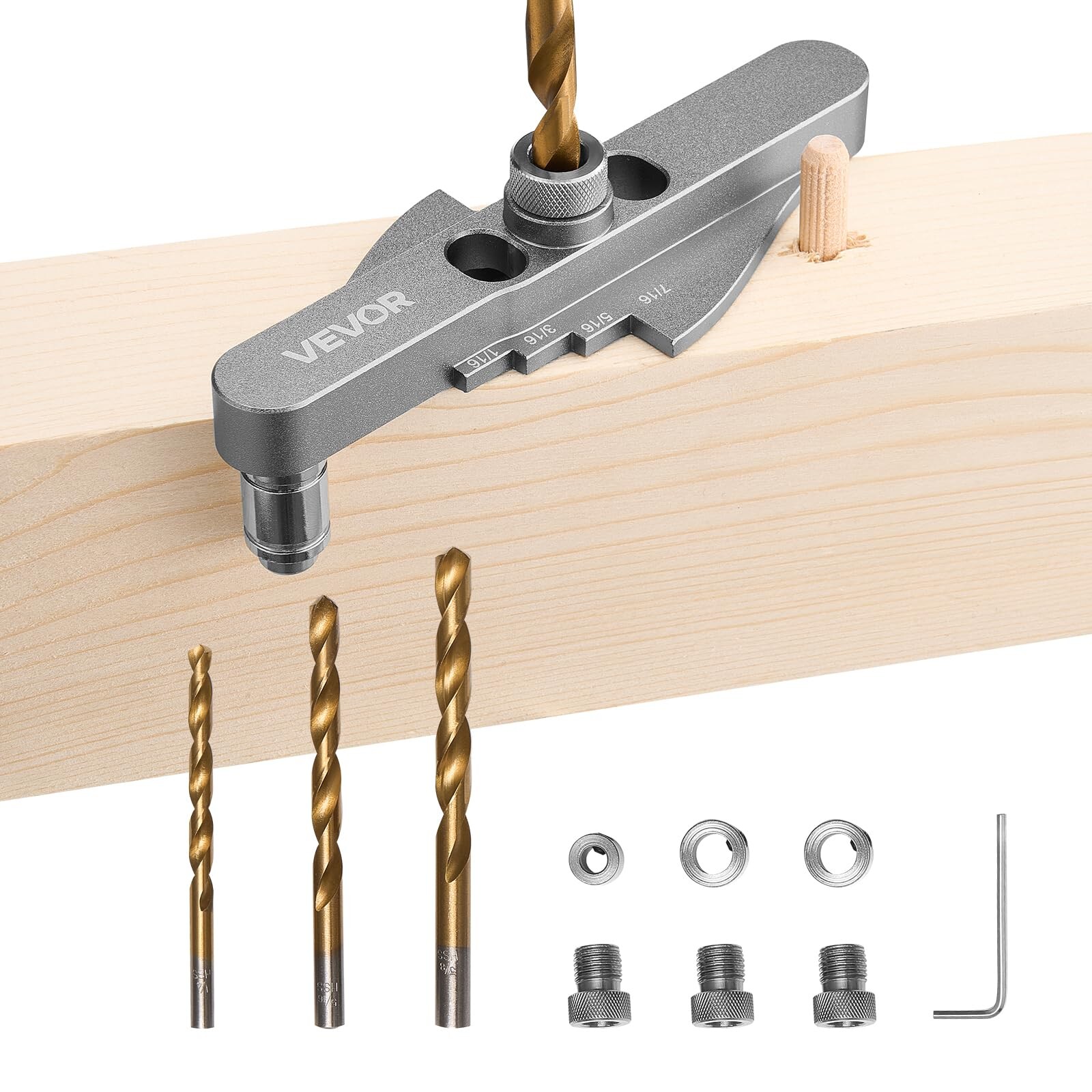 VEVOR Kit de gabarit de chevilles centrage automatique pour trous ...
