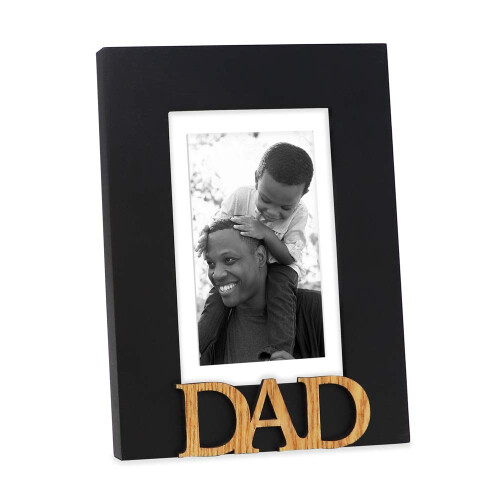 Isaac Jacobs Marco de fotos de madera negra Sentiments Dad de 5.0 x 7.0 ...