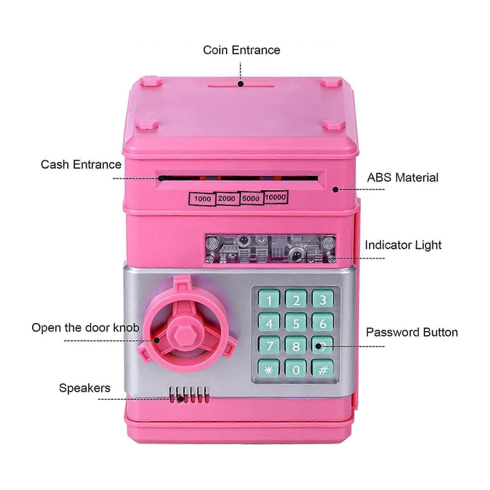 Tirelire électronique, tirelire à pièces à défilement automatique ...