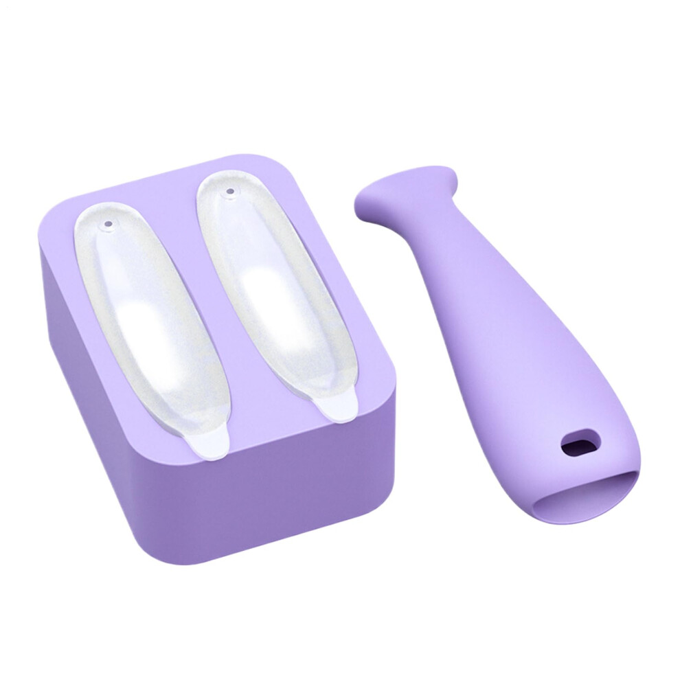 Face Ice Mold Silicone Massager Non-Toxic Reusable Ice Roller For Women ...