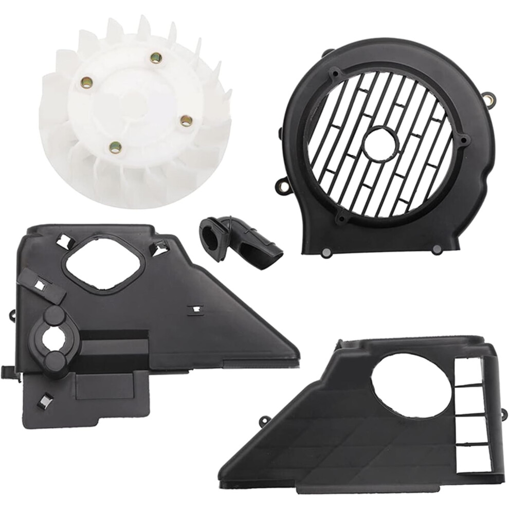 Motorcycle Air Engine Complete Cooling Fan Shroud Assembly For 125cc ...