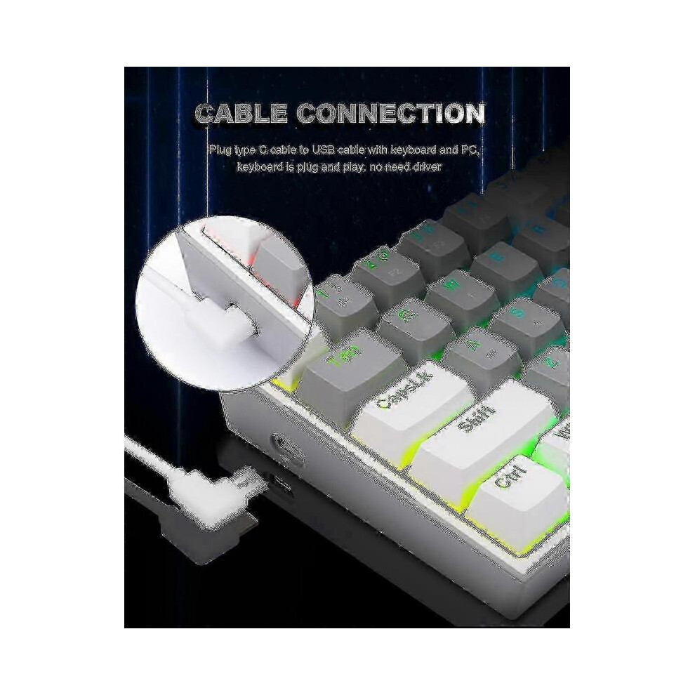 Redragon Fizz K617 Rgb Usb Mini Mechanical Gaming Keyboard Red Switch ...