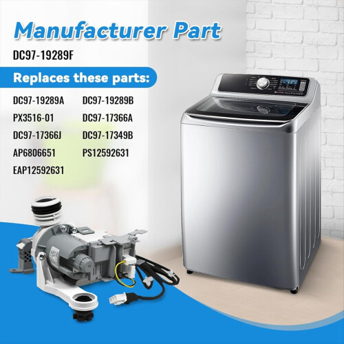 DC97-19289B, PX3516-01 Washer Drain Pump Assembly, for on OnBuy