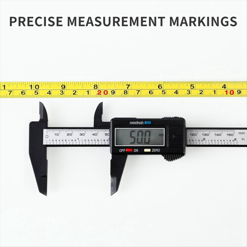 Right to Left Reading 410cm/161-Inch Imperial and Metric Ruler Tape on ...