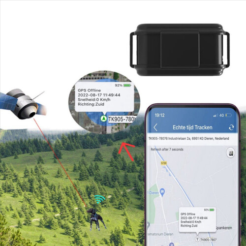 TK919 4G GPS Tracker για Animal Hound Dog GPRS Locator on OnBuy