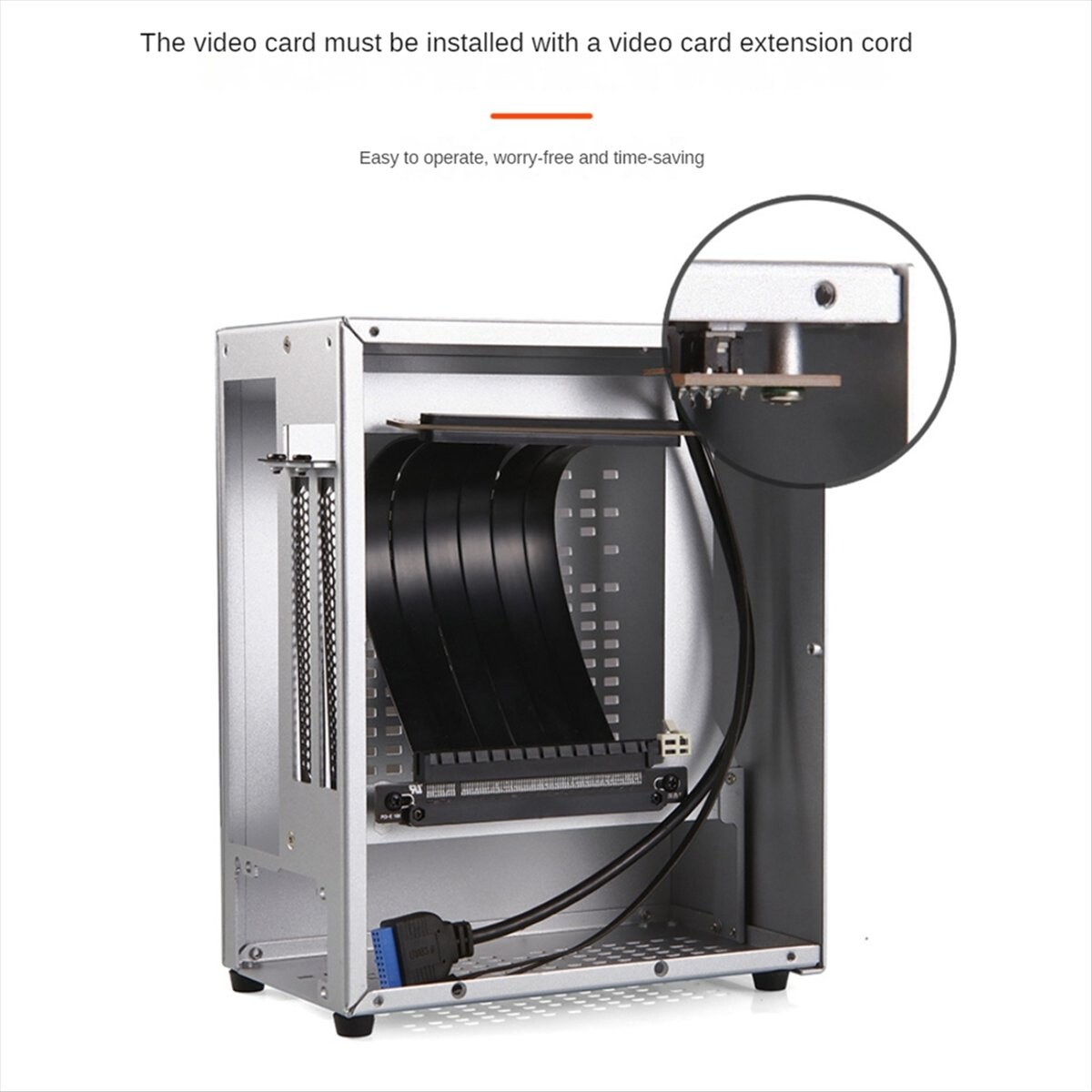 A07 Mini ITX Computer Case Chassis HTPC Host Case Desktop Box White on ...